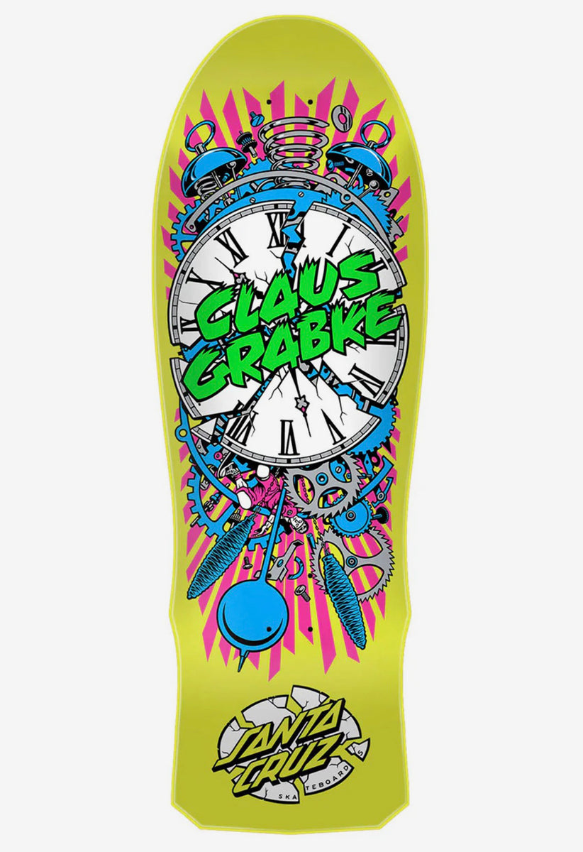 SANTA CRUZ Grabke exploding clock reissue 10 x 29.8 – Street Machine ...